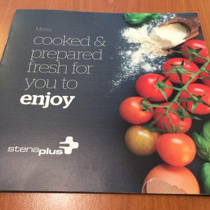Stena Plus Menu - AndyBTravels
