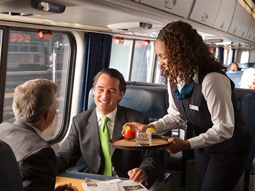 Amtrak Acela First Class Dining - AndyBTravels