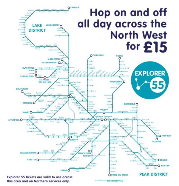 Explore North West England with the Northern Explorer 55 ticket for ...